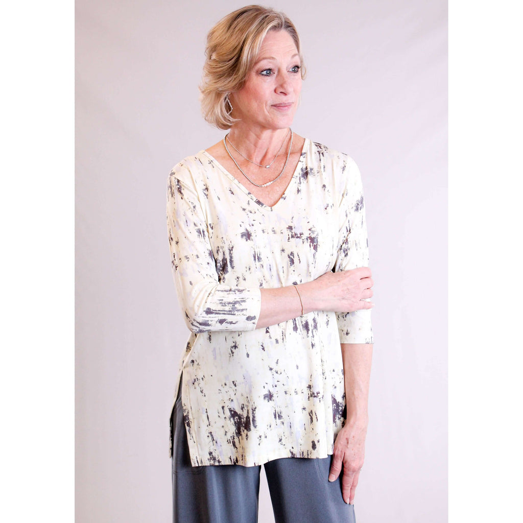 Sympli Nu Ideal V Neck Tunic – Fashion Crossroads Inc